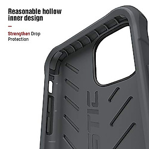 BALLISTIC Tough Jacket Series Case for iPhone 11 Pro Max 6.5‘’ with 2 Sets B-Labs Corners, Heavy Duty Military Grade Rugged Shockproof Case-Gray