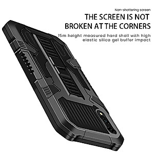 Compatible with Oppo Reno2 F Case,Built-in Kickstand Shockproof Protective Cover,Compatible with Oppo Reno2 F Case 2 in 1 Phone Case Cover HEI