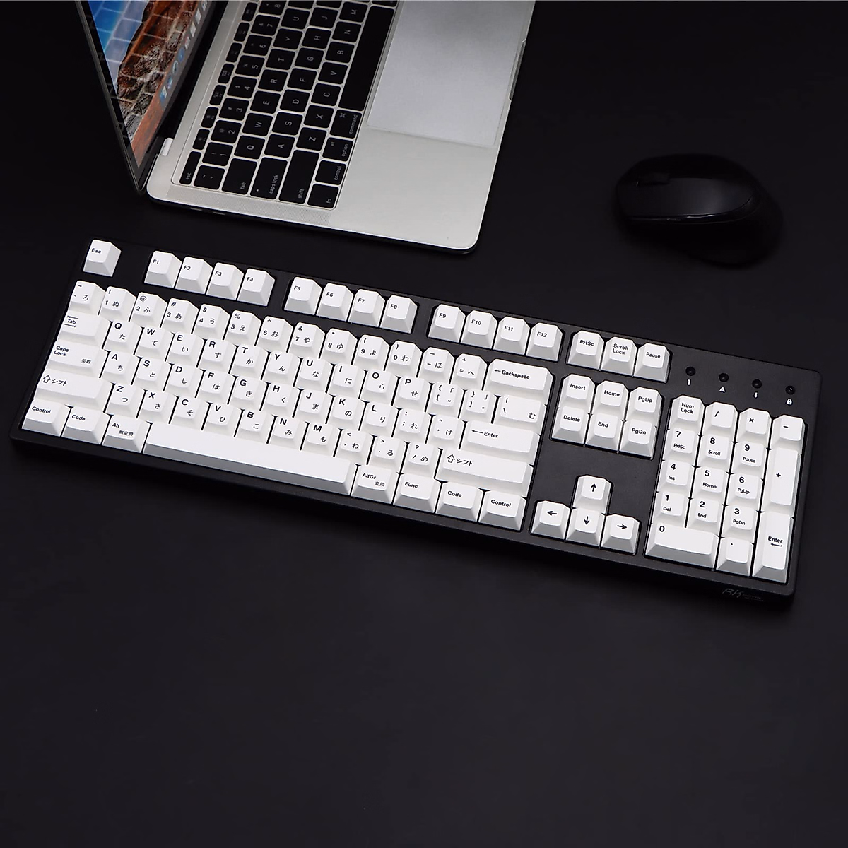 MOLGRIA Keycaps Pure White, 137 Set Simple White Keycaps for Gaming Keyboard, PBT Cherry Profile Dye Sublimation Keycap for Gateron Kailh Cherry MX 104/87/74/68/64/61 60 Keyboard