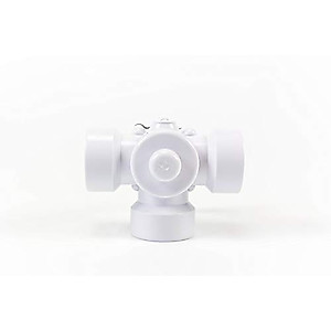 Fibropool Swimming Pool Diverter Valve - 1 1/2 Inch - 3 Way - Replacement Slip Valve for Pools and Spas