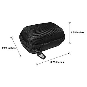 2 Packs of Aplus Universal Zipper Zip Travel Carrying Waterproof EVA Case Storage Bag for 4 x 18650 Batteries (Also Fits Cellphone Charger, Cable, Earphone, USB Flash Drive)