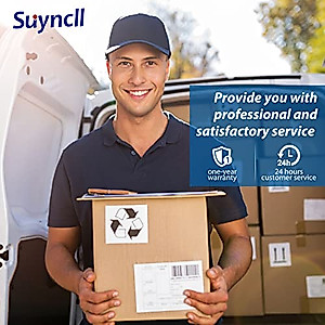 𝐒𝐮𝐲𝐧𝐜𝐥𝐥 𝐄𝐥𝐞𝐜𝐭𝐫𝐢𝐜 𝐏𝐫𝐞𝐬𝐬𝐮𝐫𝐞 𝐖𝐚𝐬𝐡𝐞𝐫, 𝟏.𝟖𝐆𝐏𝐌 𝟏𝟖𝟎𝟎𝐖 High Power Washer with 5 Nozzles, Soap Bottle for Cleaning Car/Driveway/Patio(Blue)