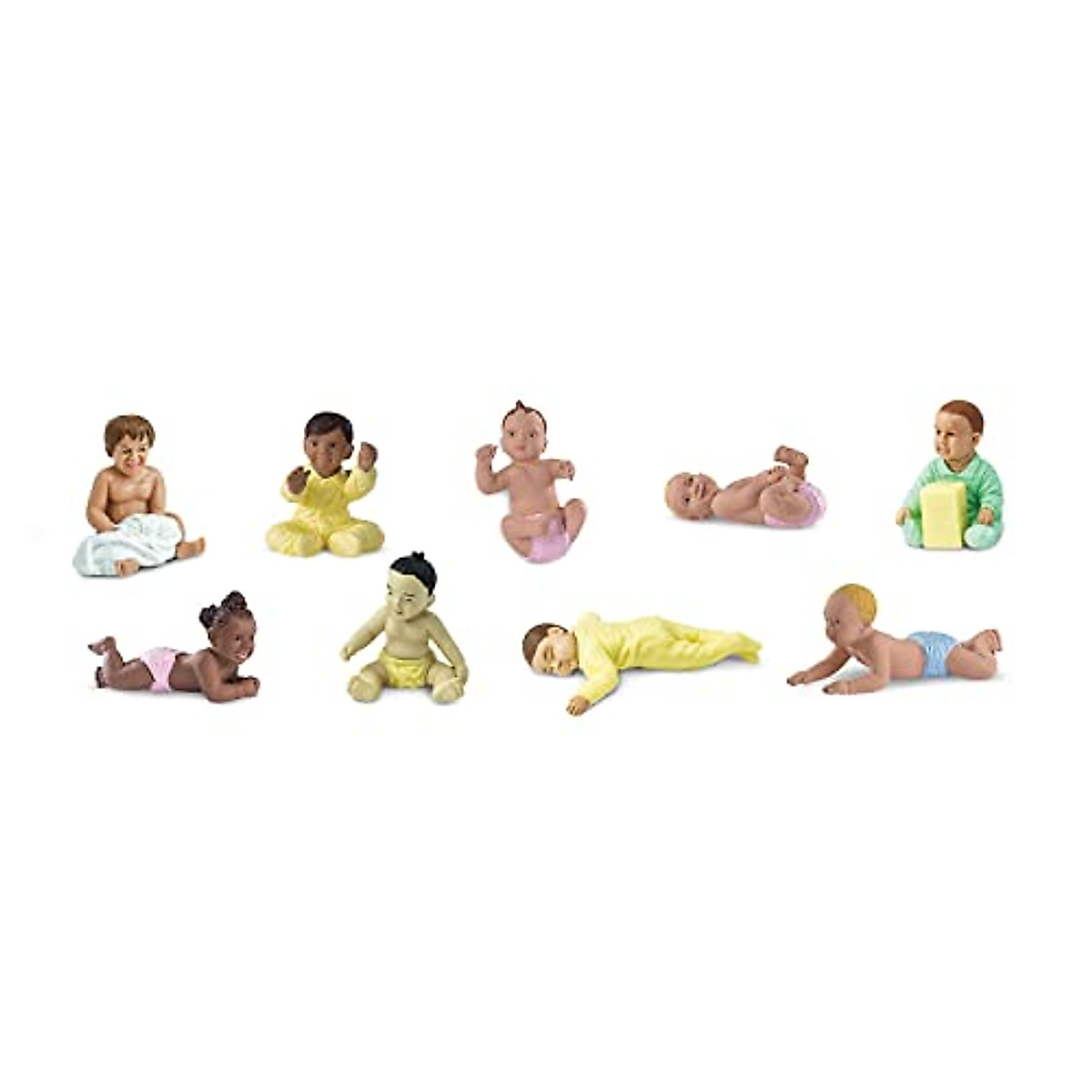 Safari Ltd. Bundles Of Babies TOOB - Miniature Figurines Of Babies - Educational Toy Figures For Boys, Girls & Kids Ages 3+