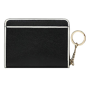 Kate Spade Dani Patterson Drive Painted Edge Black Bright White Wallet, Small