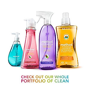 Method Gel Dish Soap, Sea Minerals, Biodegradable Formula, Tough on Grease, 18 Fl Oz (Pack of 6)