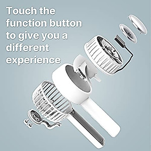 Portable Fan Handheld, Handheld Portable Fan Rechargeable Frozen Mini Personal Fan with 3 Adjustable Speed, Portable Hand Held Fan For Outdoor Travelling Or Indoor Office Home, Eyelash Fan, USB Charging