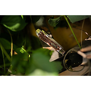 Uncle Henry Next Gen Staglon 285UH Pro Trapper 7in Folding Knife with 3.2in Stainless Steel Clip-Point Blade, Spey-Point Blade, and Staglon Handle for Hunting, Camping, EDC