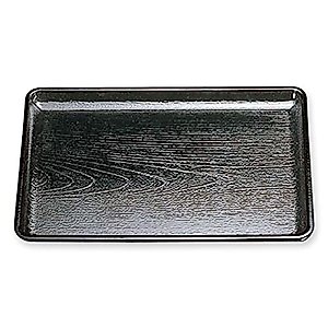 J-Kitchens Obon Tray, Heat Resistant, Kaiyaki, Bon, Black, Non-Slip Obon Shaku 4, Made in Japan