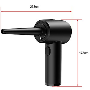 Compressed air Duster, 51000RPM Keyboard Cleaner 6000mAh Cordless Electric air Duster Reusable USB Rechargeable Keyboard Cleaning Kit is Suitable for Computer, Car, Household Dust Removal