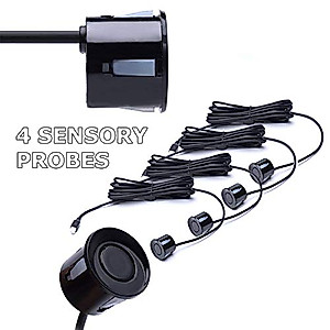 VaygWay Wireless Car Parking Sensor – 1 Parking Sensors with LED Display – Car Reverse Backup Radar System