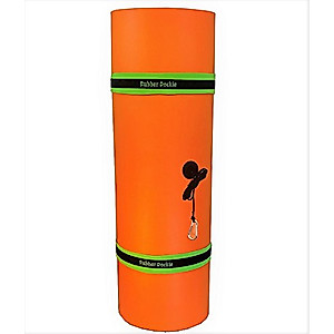 Rubber Dockie RD18OGT2 Floating Pad Foam Water Mat – 18 ft. x 6 ft., Green/Orange