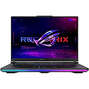 EXCaliberPC 2023 ASUS ROG Strix Scar 16 G634JZ-XS96 (i9-13980HX, 32GB RAM, 1TB NVMe SSD, RTX 4080 12GB, 16" QHD+ 240Hz 3ms, Windows 11 Pro) Gaming Notebook