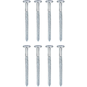 Spare Hardware Parts Table, Bed Frame Stand Long Wood Screw (Replacement for IKEA Part #128745) (Pack of 8)