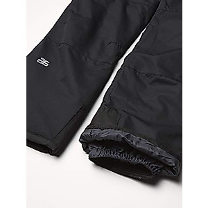 Arctix Kids Snow Sports Cargo Snow Pants with Articulated Knees, Black, X-Large, 1540