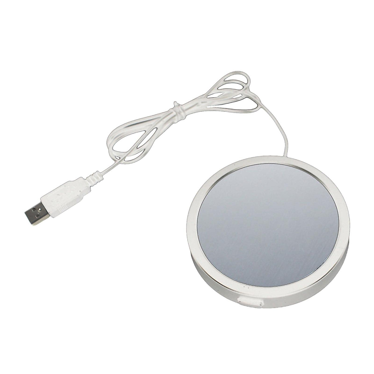 Bothyi USB Coffee Heater Desktop Tea Beverage Keep Warm Drinking Cup Heating to 90° C, White