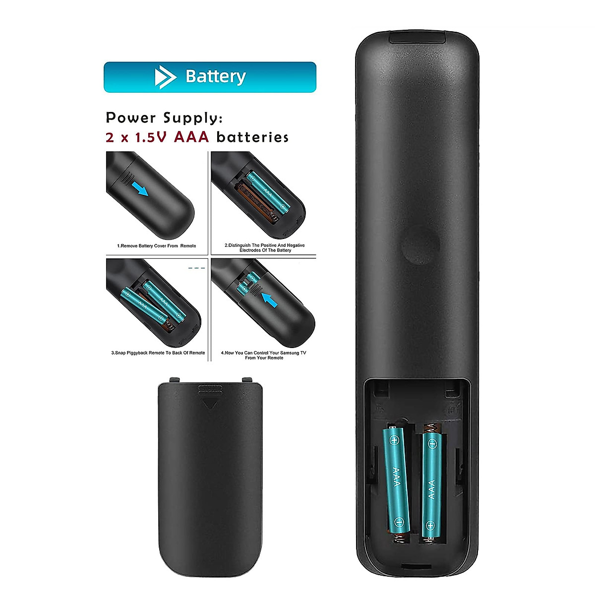 for Hisense Android TV Remote Control Compatible with All Hisense 4K LED HD UHD Android Smart TVs