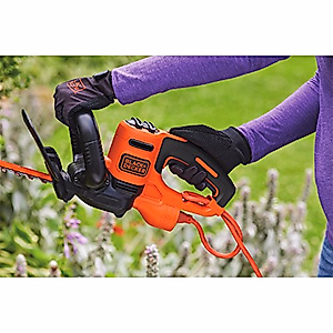 BLACK+DECKER Electric Hedge Trimmer, 22-Inch Blade, Corded (BEHT350FF)