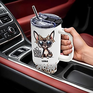 Personalized Dog Tumber with Xoloitzcuintli Dog’s Name – Custom Cup for Dog Moms, Ideal Gift for Women, Girlfriend, Best Friend, Christmas Gifts U5rPdl