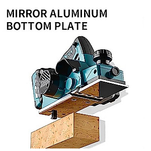 DNTI-20v 3-1/4-Inch Cordless handheld Planer Brushless battery portable wood planer Planer for Woodworking Power Wood Planer for Home DIY Lithium-Ion 4.0Ah Battery and Charger