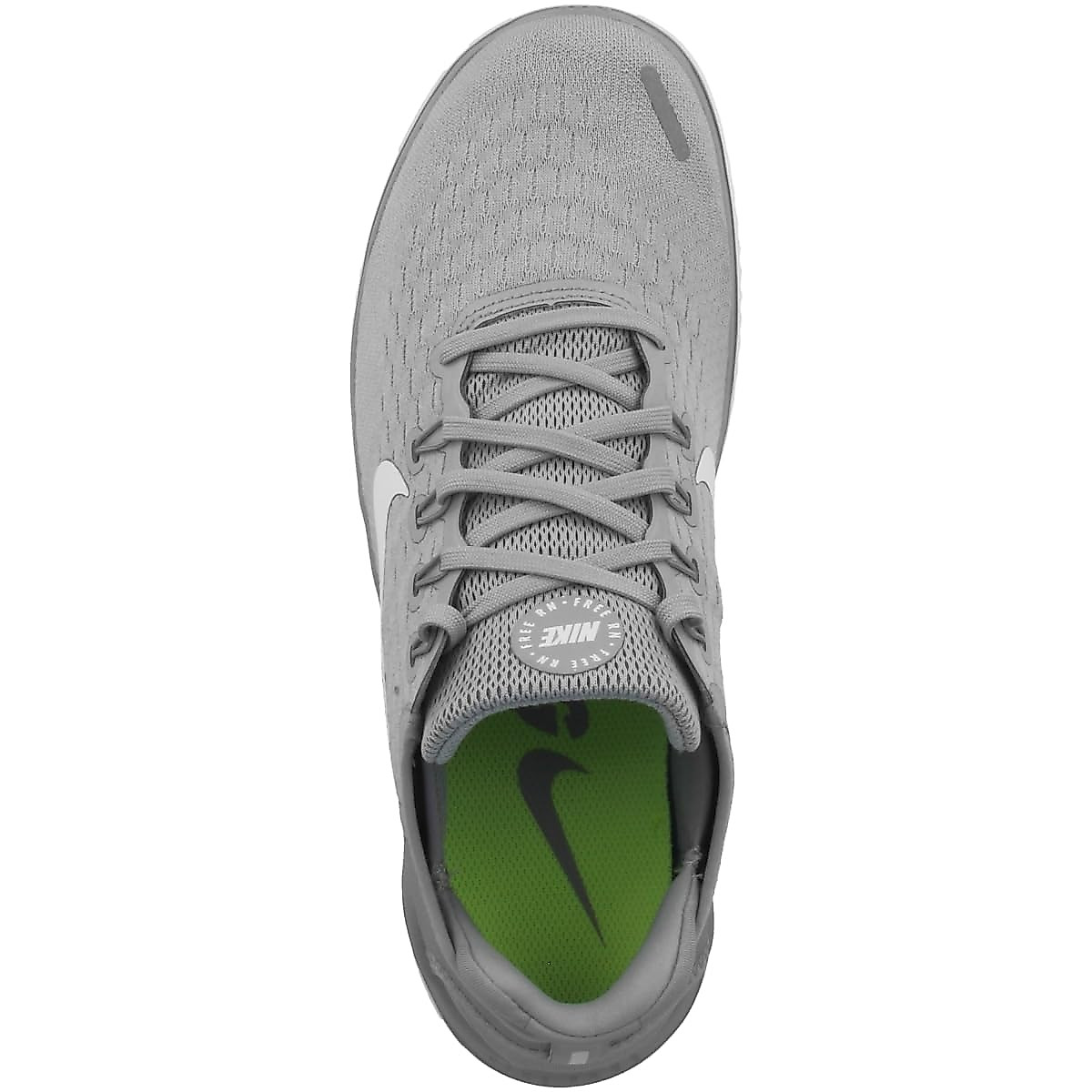 NIKE Men's Running Shoes, Wolf Grey/White/Volt, 11.5