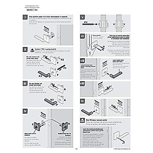 Weiser (by Kwikset) Milan Lever, Round Rose, Passage Function (Hallway, Closet), Polished Chrome (US26)