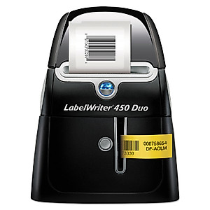 Dymo LabelWriter DUO 300dpi 55 labels per minute Label Printer; 180dpi D1 tape Label Printer (69220)