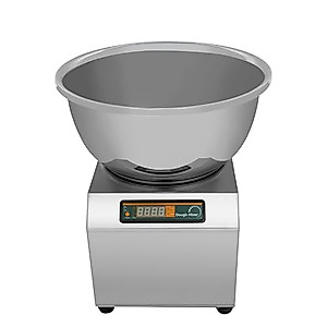 Leblett Commercial Dough Mixer,17.6lbs 1100W 1400r/min Large Capacity Electric Dough Maker,Stainless Steel Dough Mixing Machine with Bi-directional Rotating Design,for Home and Commercial Use