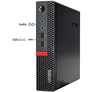 Lenovo ThinkCentre M910Q Tiny Desktop Computer, Intel Core i7-6700T Upto 3.6GHz, 32GB RAM, 2TB NVMe SSD, 4K 3-Monitor Support DisplayPort, HDMI, AC Wi-Fi, Bluetooth - Windows 10 Pro (Renewed)