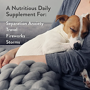 Green Gruff Calming Chews for Dogs - Organic Calming Dog Supplement - Veterinarian Approved - Dog Calming Treats to Relieve Stress, Separation, Storms, Fireworks, Travel - 24 Chews (6 Pack)