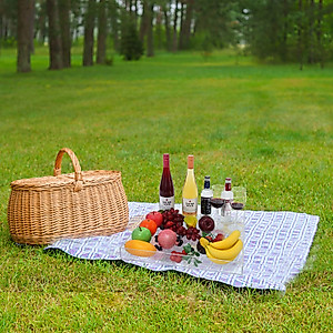 MIKINEE 18×18 Inches Clear Acrylic Serving Tray with Handles Extra Large Ottoman Tray Decorative Tray Spill-Proof Coffee Table Space Saver Oversize Counter top Organizer Platter with Safe Edge