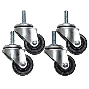 ECHOGEAR Rack Caster Kit - Add Wheels to Your Server Rack in Minutes - Compatible 15U & 20U Racks