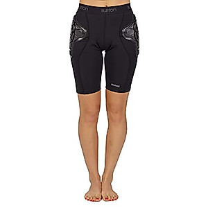 Burton Womens Total Impact Short, True Black, Large