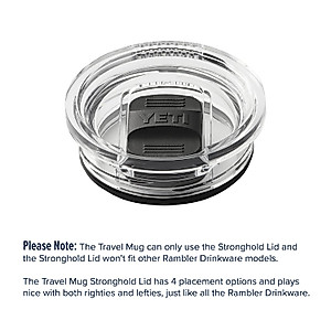 YETI Rambler 20 oz Travel Mug, Stainless Steel, Vacuum Insulated with Stronghold Lid, Navy