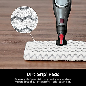 Shark S5003D Genius Hard Floor Cleaning System Pocket Steam Mop, Burgundy/Gray