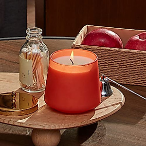 LA JOLIE MUSE Christmas Candles, Apple Candles for Home Scented, Natural Soy Candles for Winter, Holiday Candles Gift, Luxury Glass Jar Candles, 75 Hours Long Burning, 12.3 oz