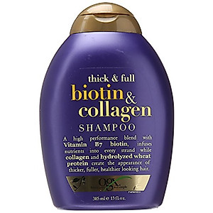 OGX Thick & Full + Biotin & Collagen Shampoo, 13 Ounce