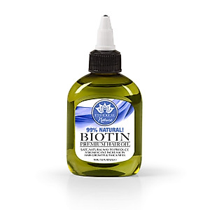 Ethereal Nature 99% Natural Hair Oil Blend with Biotin, clear, 2.54 Fl Oz
