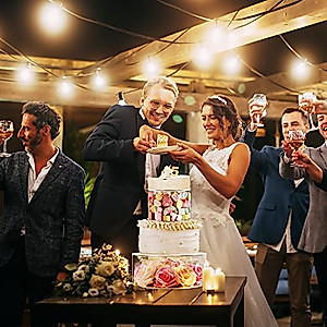 MOJIEZUO Clear Acrylic Cake Stand,Fillable Cake Riser Cake Tier,Round Cake Display Riser,Decorative Display Box with Lid for Wedding Birthday Party