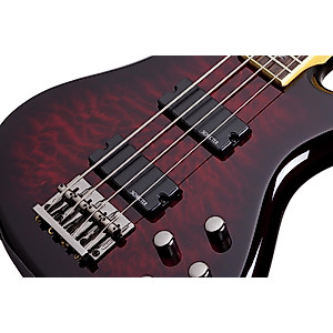 Schecter Stiletto Extreme 4 Bass Guitar - Black Cherry