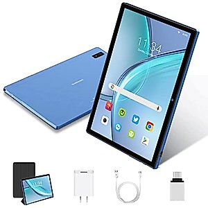 DUODUOGO Android 11.0 Tablet 10 Inch, Tablets with 4GB+64GB ROM 256 Expandable,1920 x 1200 HD IPS, Dual Camera, Bluetooth,FM, WiFi Only Tablet, DGO-S9 (Blue)