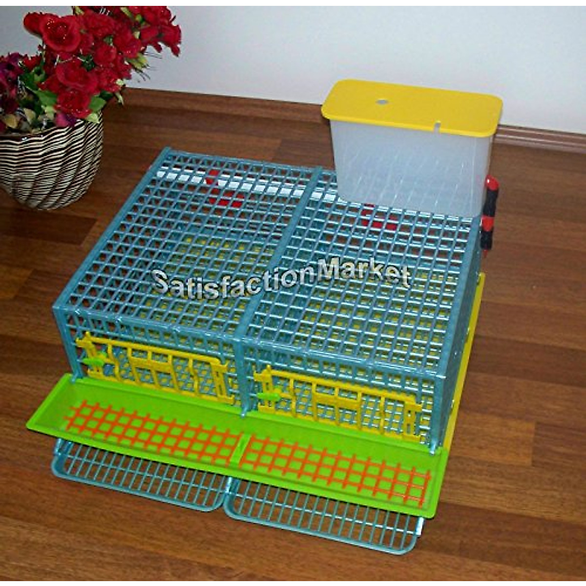 Quail Cage Two Compartment, The Patented Design, First in The World, Professional Quail Egg cage
