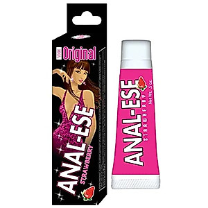 Nasstoys Anal-ESE Flavored Desensitizing Gel, Strawberry -1 Pack .5oz