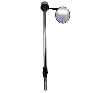 Pactrade Marine White LED 24'' All Round Stern Anchor Plug-In Light Pole USCG ABYC A16 2NM for Pontoon Fishing Boat and Yacht