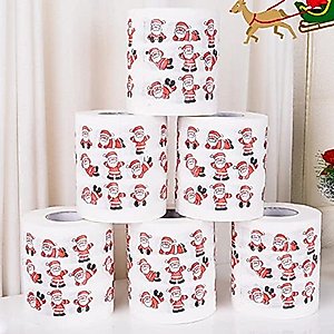 Christmas Printing Toilet Paper Old Man Christmas Pattern Paper Printing Toilet Paper Printing Roll Z4K1 Series Printing Toilet