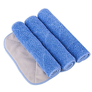 MR.SIGA Professional Microfiber Mop Refills, Pack of 3, Size: 42cm X 23cm