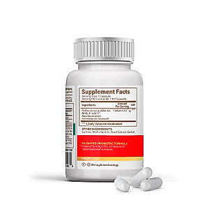 MitoMax DH for Digestive Health, Plant Based Probiotics for Dogs and Cats, 100 Capsules per Bottle