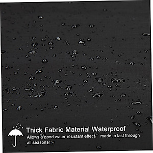 Hperu Parasol Cover Waterproof, Protective Parasol Cover with Telescopic Rod, Outdoor Umbrella Cover with Zippe and Drawstring, Cantilever Parasol Cover for Patio, Garden