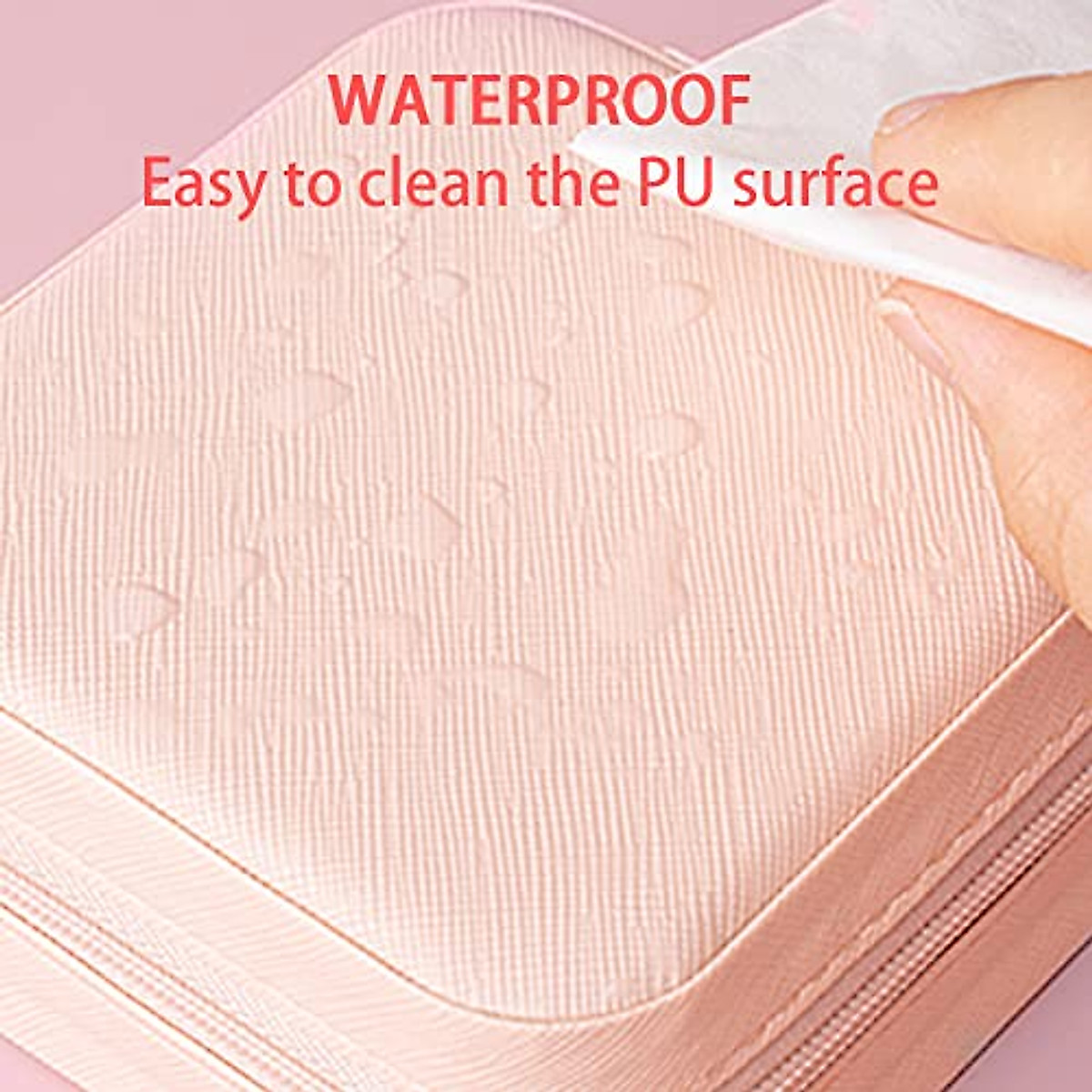 Semyifu Travel Jewelry Case Personalized Jewelry Box Jewelry Travel Organizer Small Jewelry Box for Women, Jewelry Travel Case Earring Organizer Ring Box