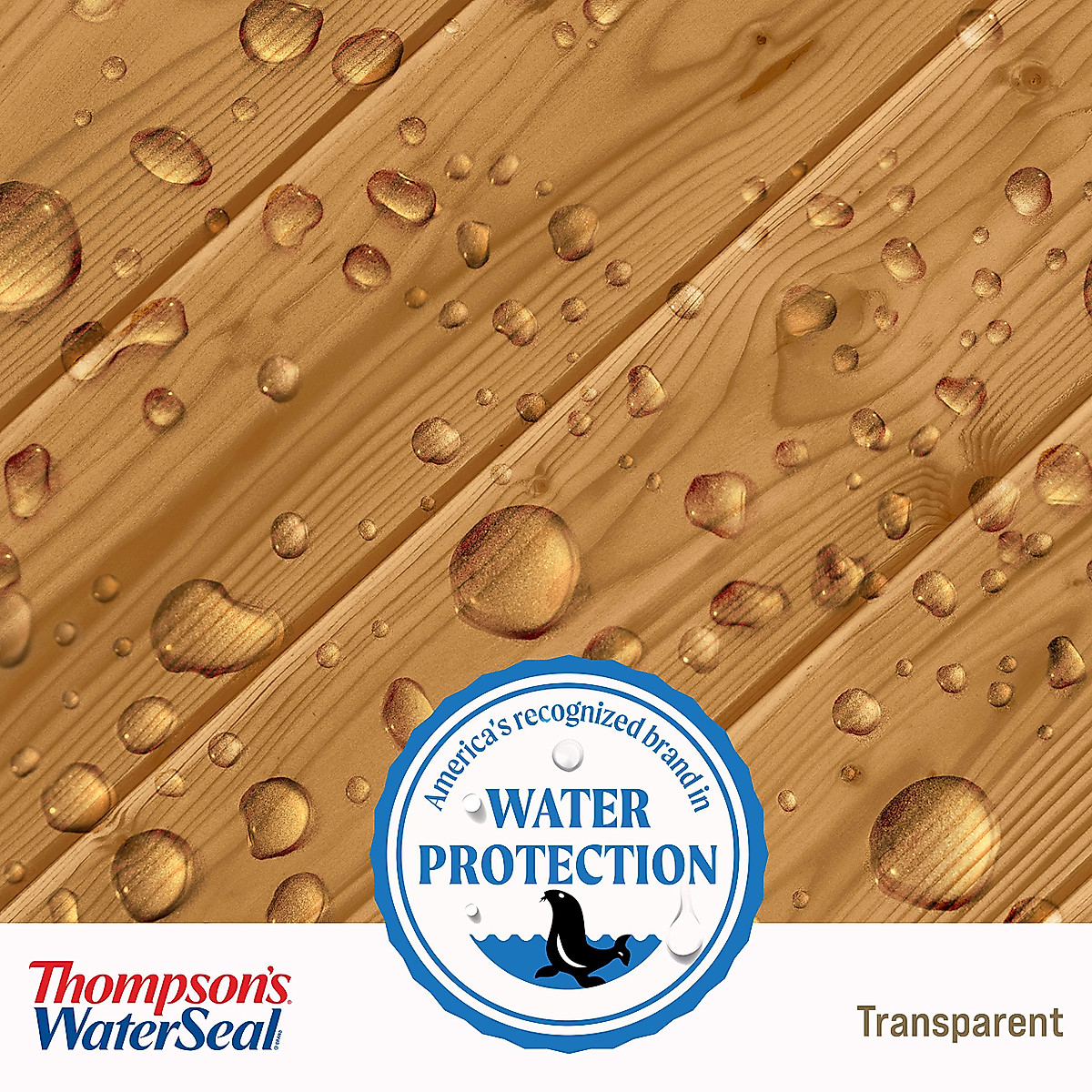 Thompson’s WaterSeal Transparent Waterproofing Wood Stain and Sealer, Desert Tan, 1 Gallon