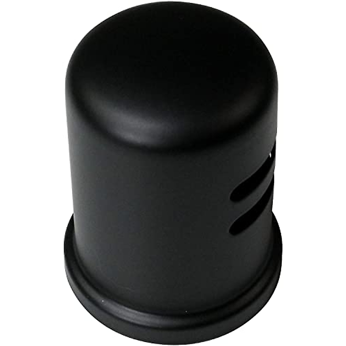 Westbrass D201-1-62 1-5/8" cap diameter 2-1/4 cap height Solid Brass Air Gap Cap Only, Skirted, 1-Pack, Matte Black